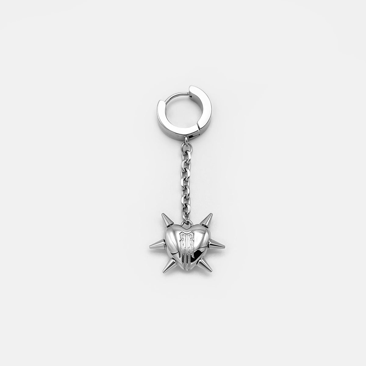 Spike Heart Chain Drop Earring | RARE-ROMANCE™