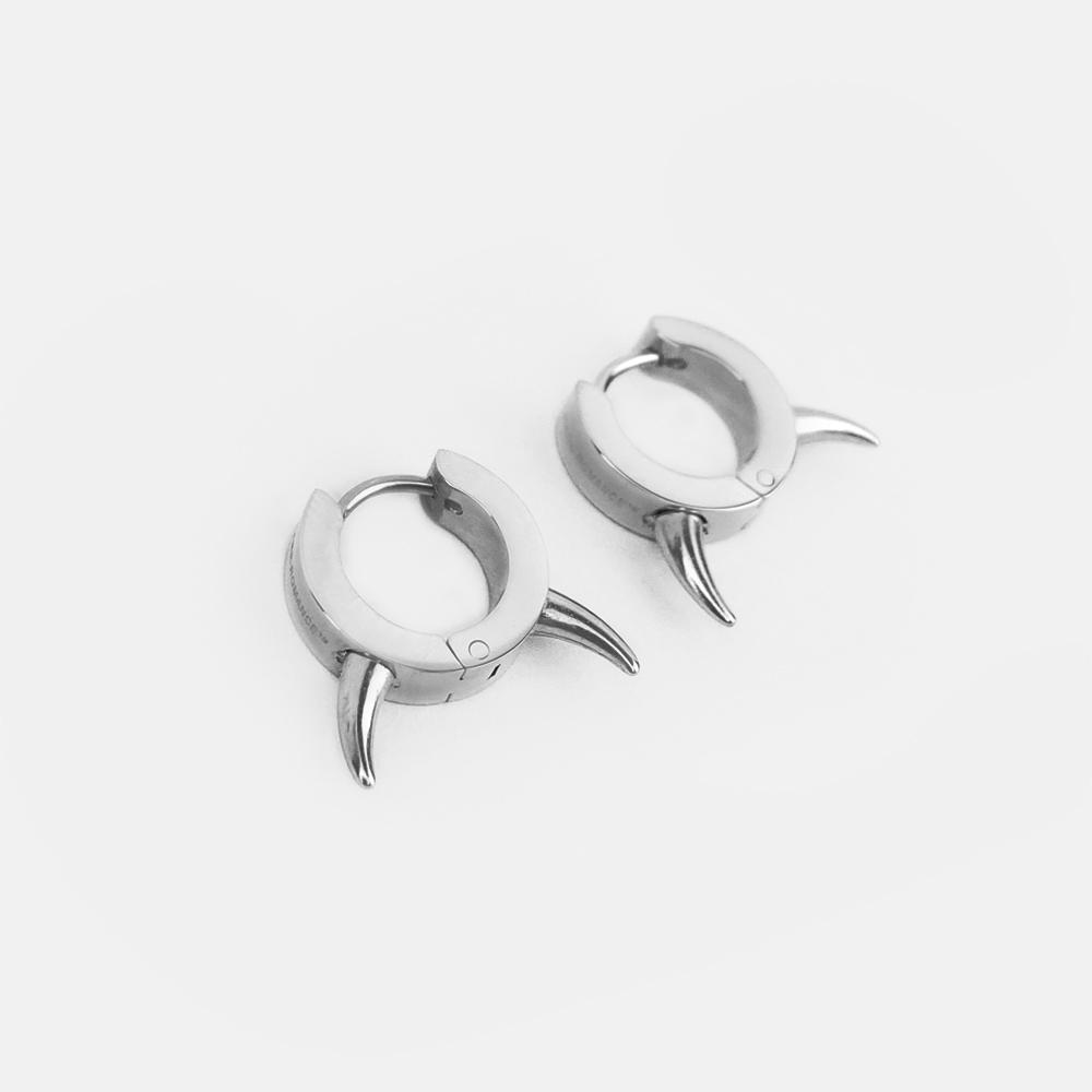 devil pitchfork earrings
